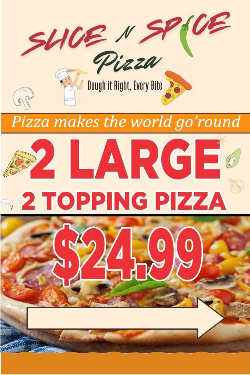 Slice N Spice Pizza – Dough it Right, Every Bite